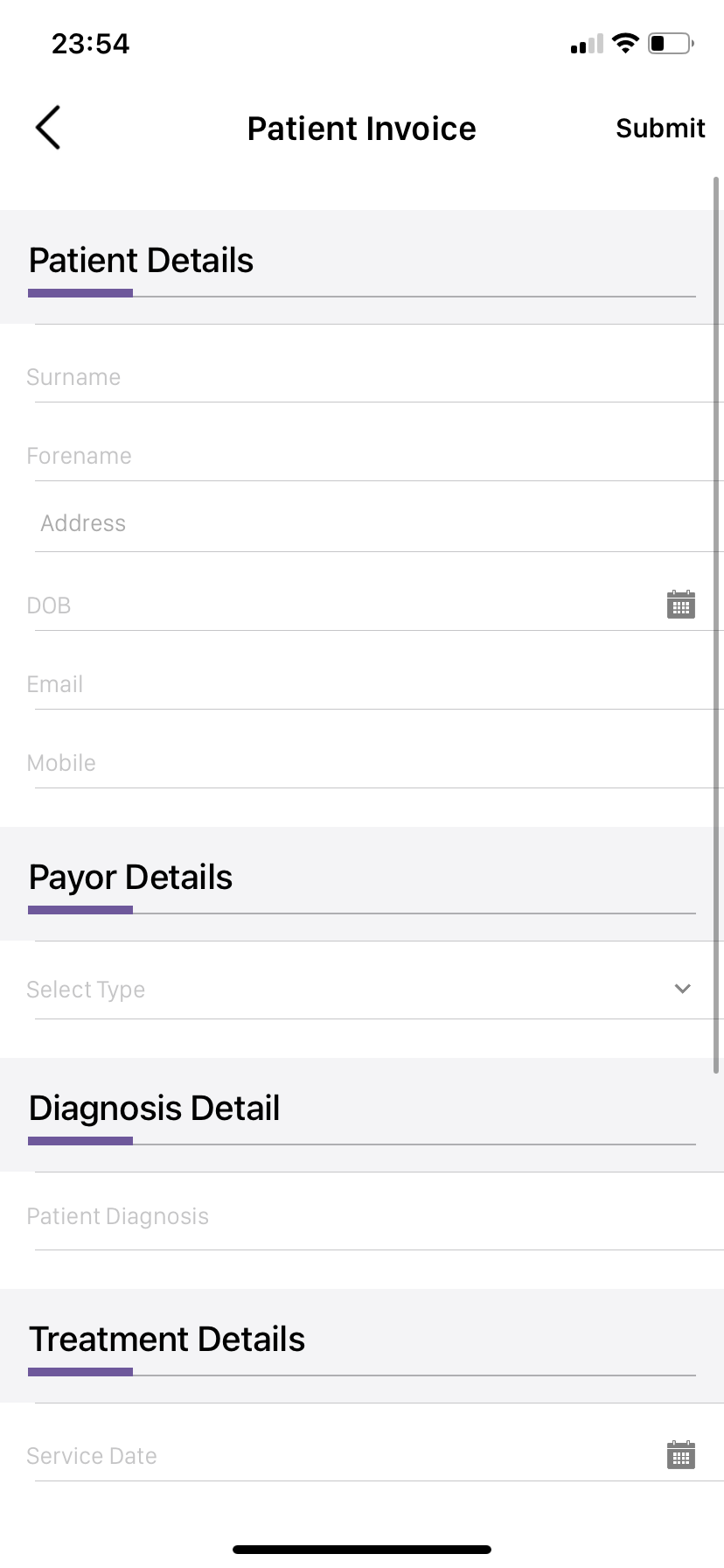 App Guide - Patient Billing